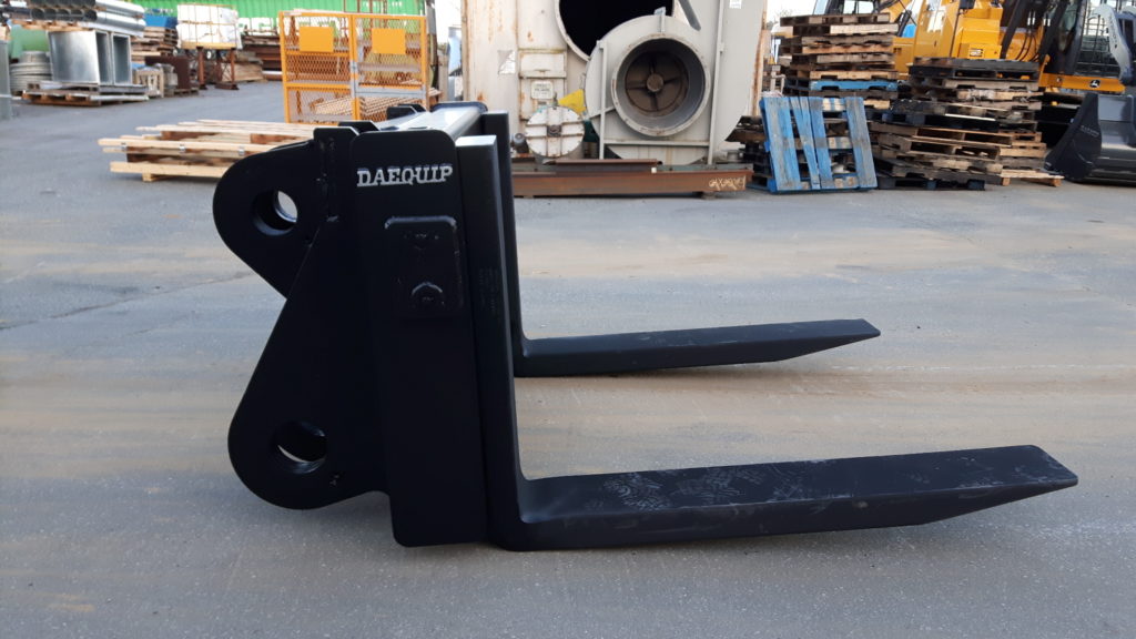 Block Handling/Quarry Forks - Excavators and Wheel Loader Attachments