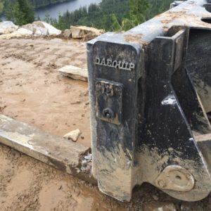 Block Handling/Quarry Forks - Excavators and Wheel Loader Attachments