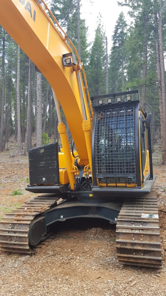 Log Deflector - Excavators and Wheel Loader Attachments